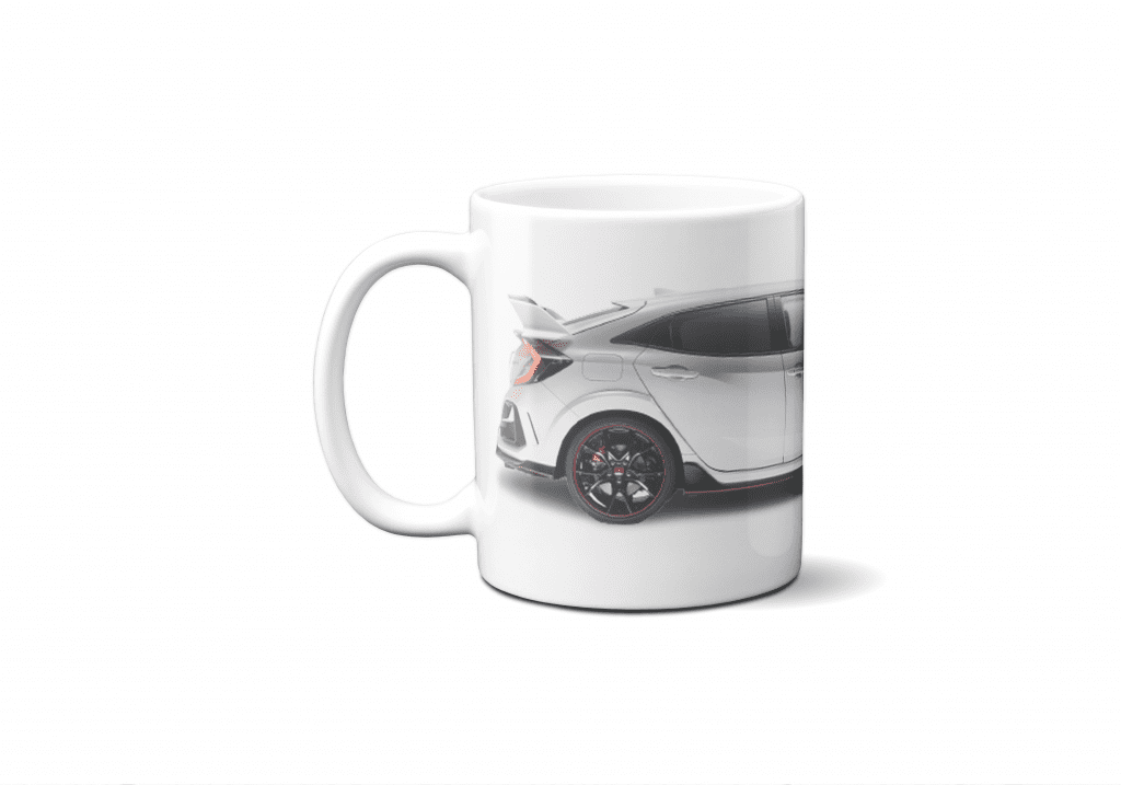 Honda Civic Type R car mug in White – Car Mugs | Pitstopbits the best ...