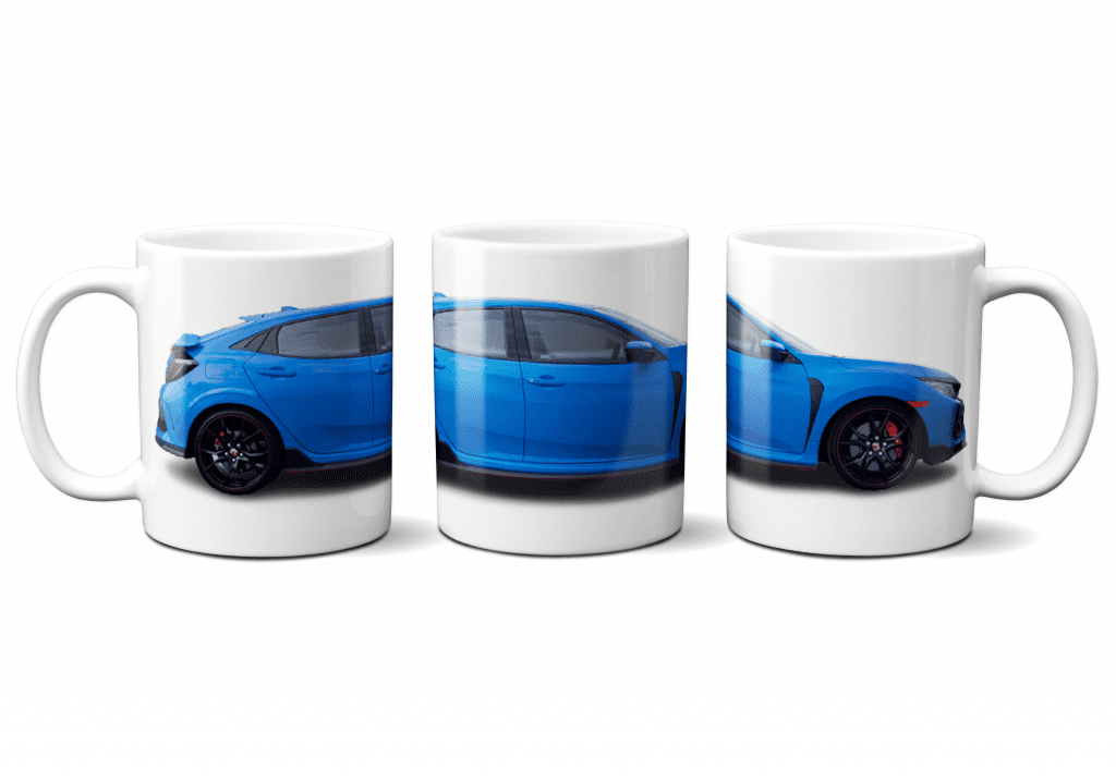 Honda Civic Type R car mug in blue – Car Mugs | Pitstopbits the best ...