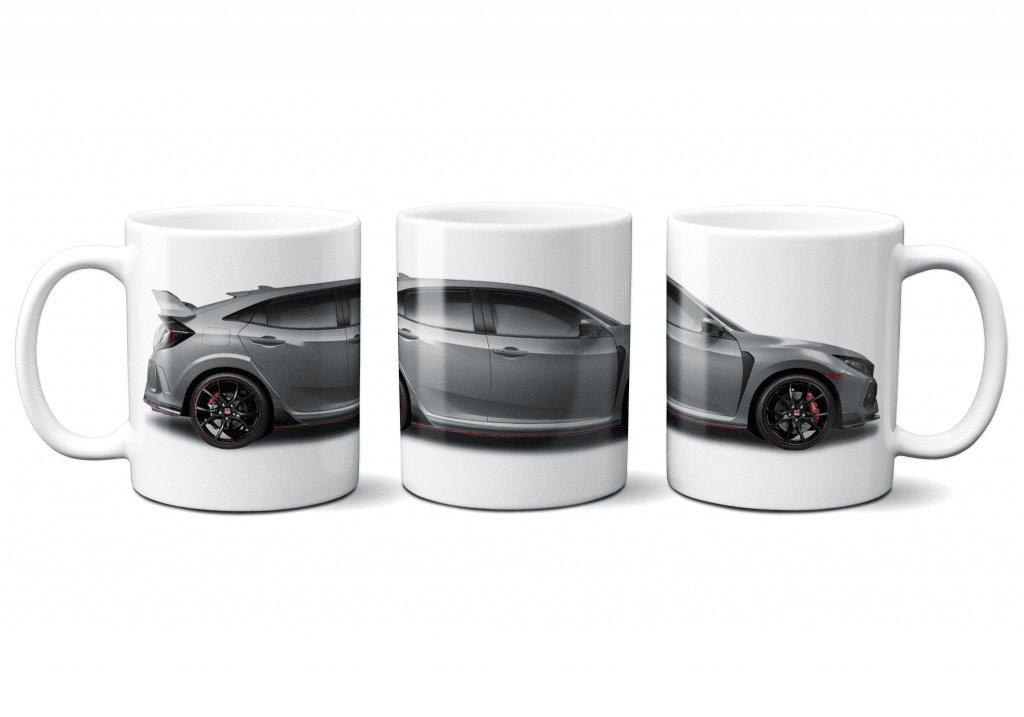 Honda Civic Type R car mug in Grey – Pitstopbits